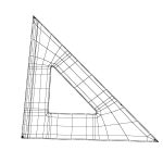 3D Model Square Angle Ruler 01 3D Model - FlatPyramid