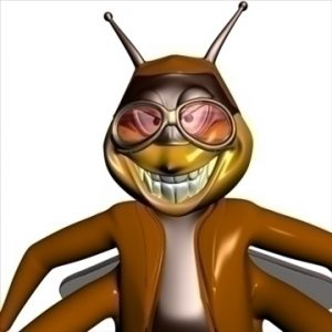 Captain Fly 3D Model - FlatPyramid