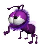 Cartoon Fly Rigged 3D Model - FlatPyramid