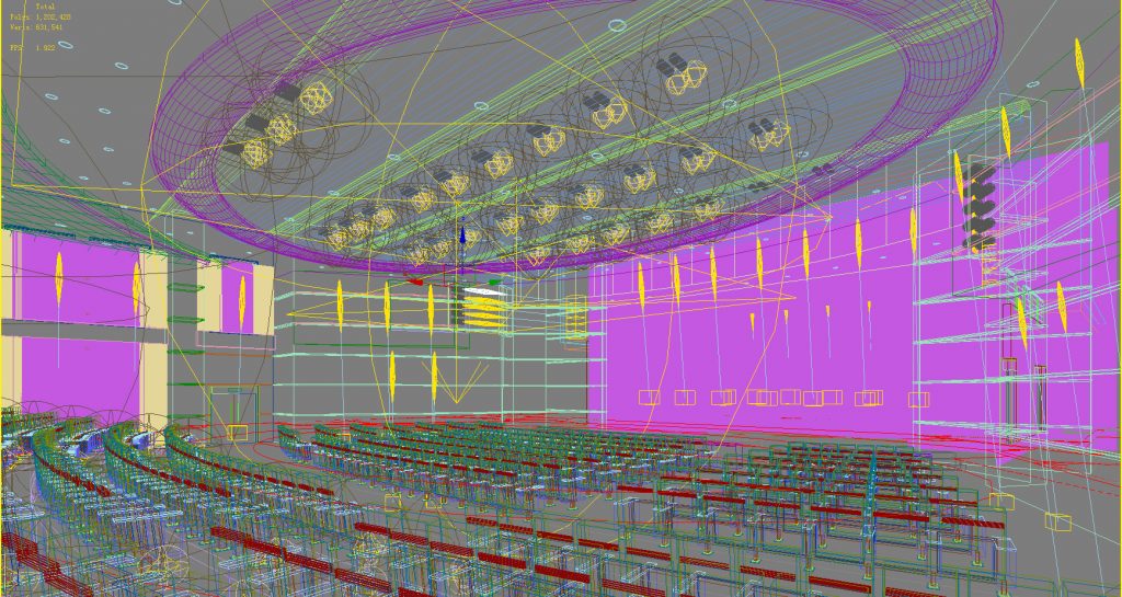 Auditorium Room 82 3D Model - FlatPyramid