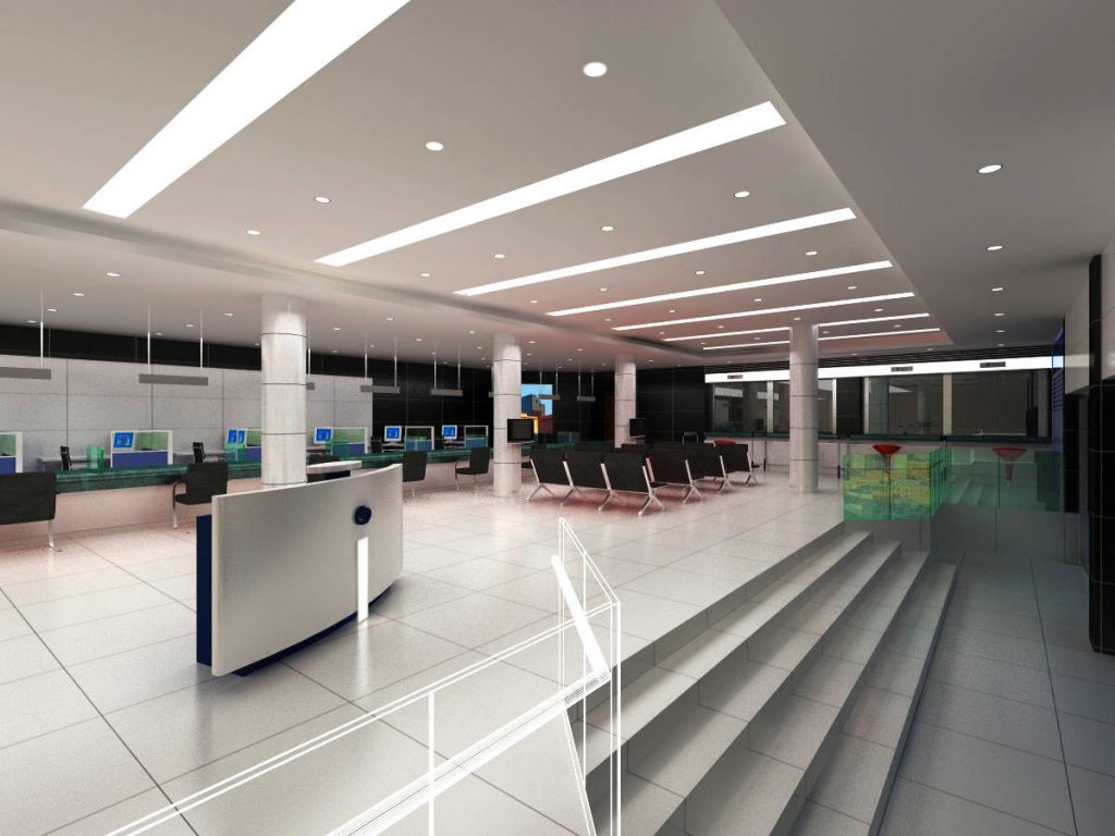 Bank space 008 3D Model - FlatPyramid