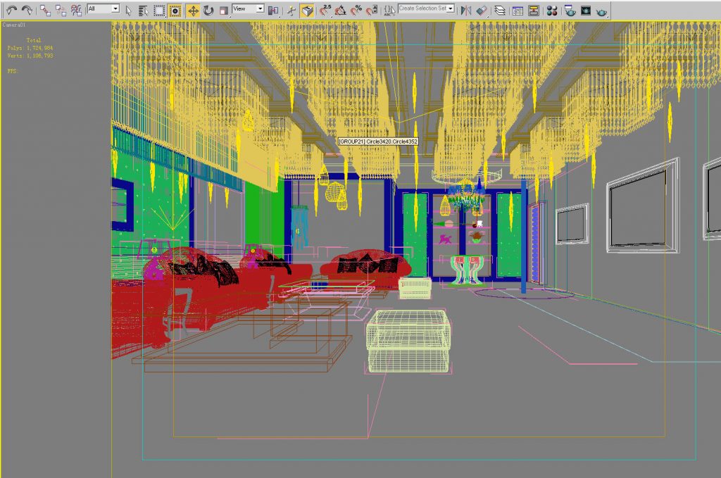 Bar building 051 3D Model - FlatPyramid