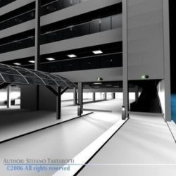 Car parking building 3D Model - FlatPyramid