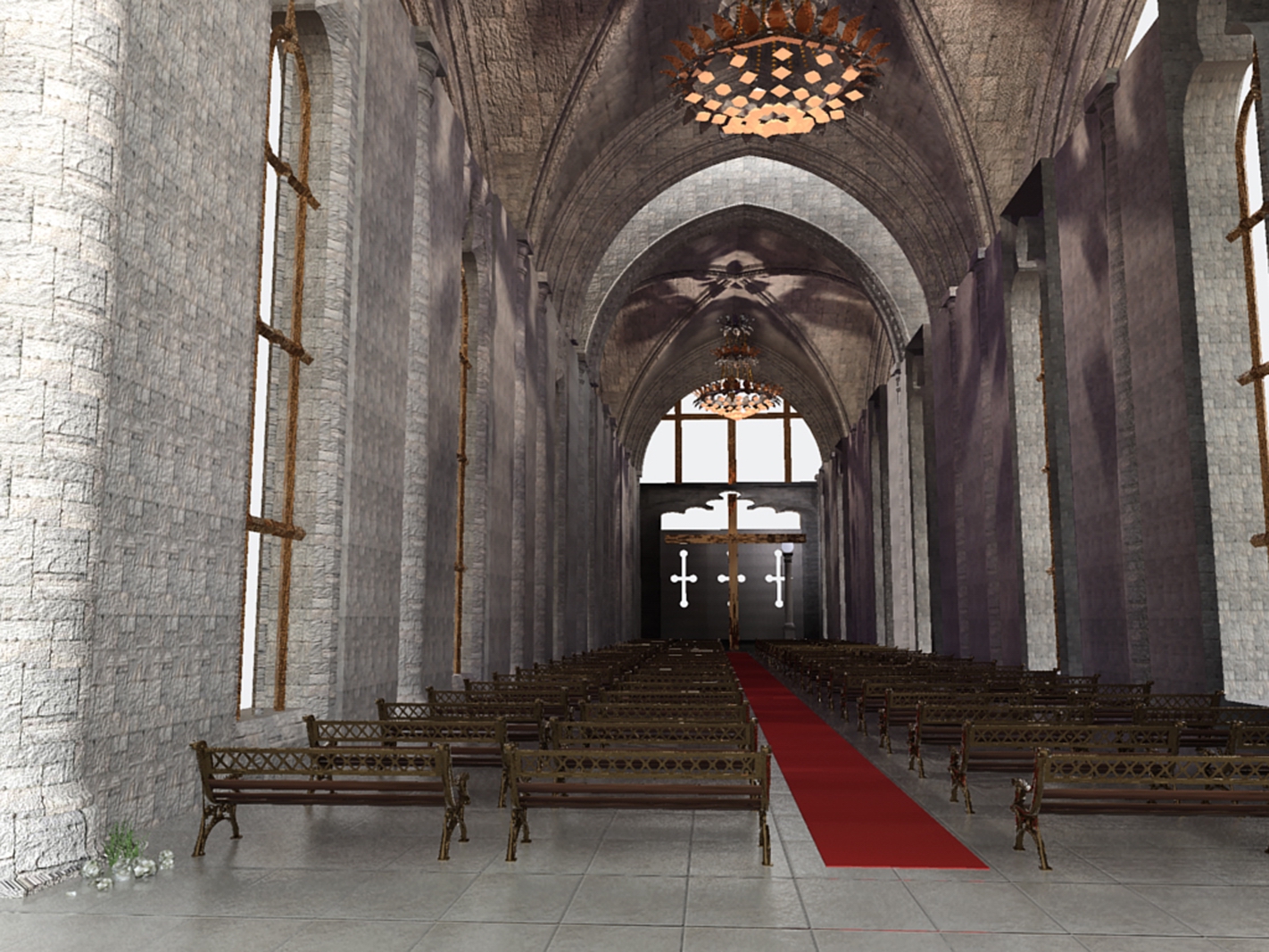 Church 02 3D Model – Buy Church 02 3D Model | FlatPyramid