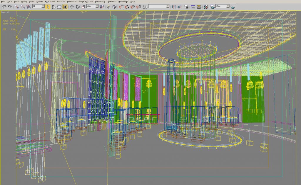 Commercial Space 019 3D Model - FlatPyramid
