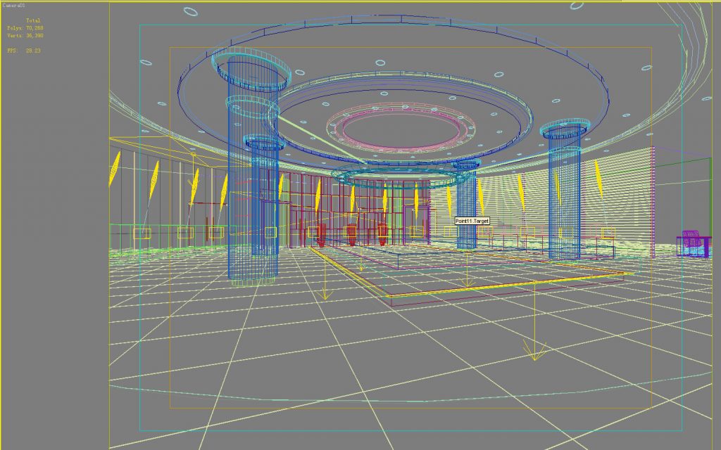 Commercial Space 037 3D Model - FlatPyramid