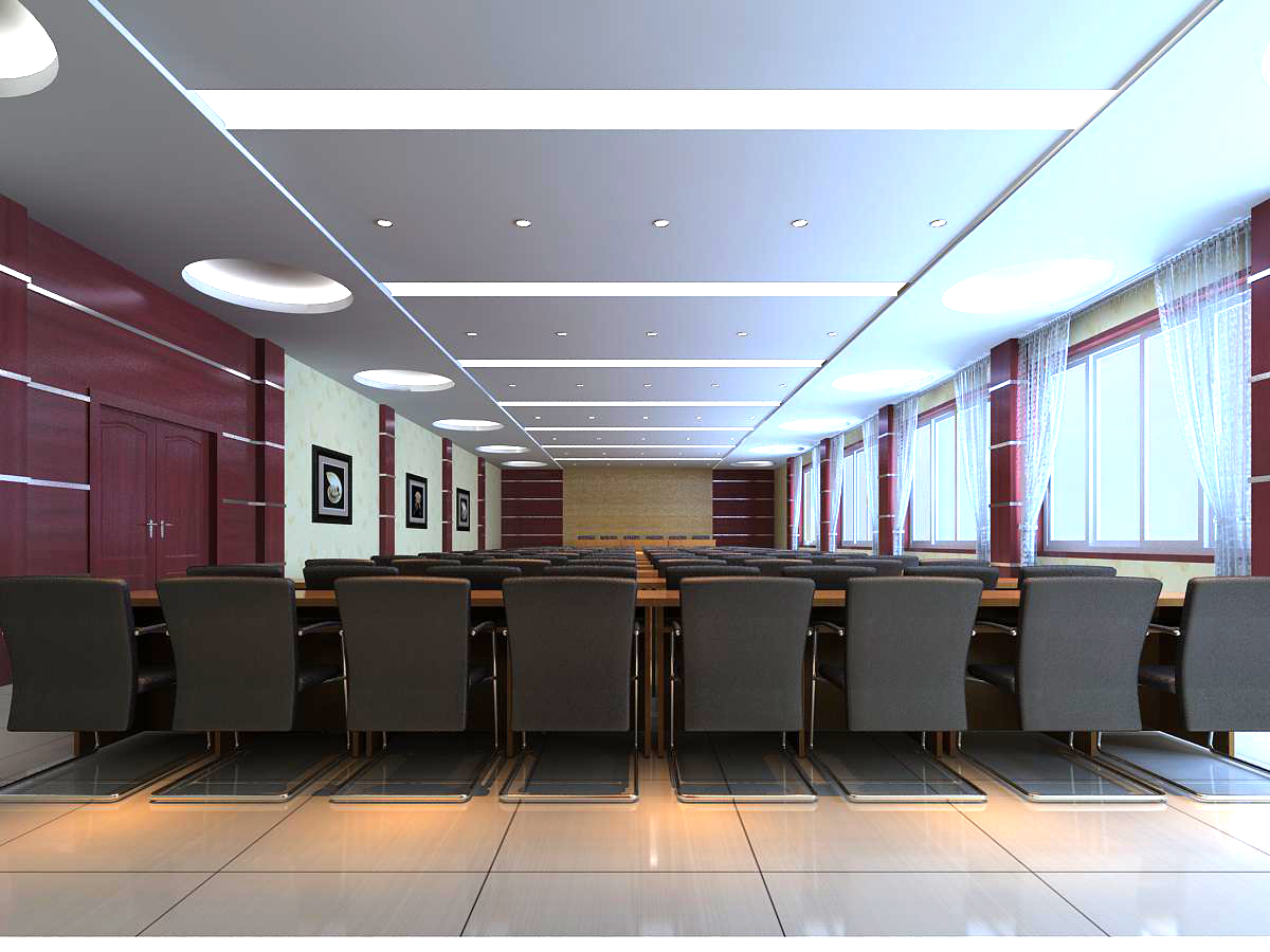 conference 080 3D Model - FlatPyramid