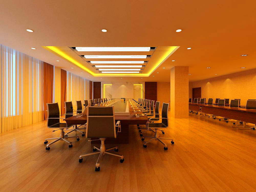 Conference Room 072 3D Model - FlatPyramid