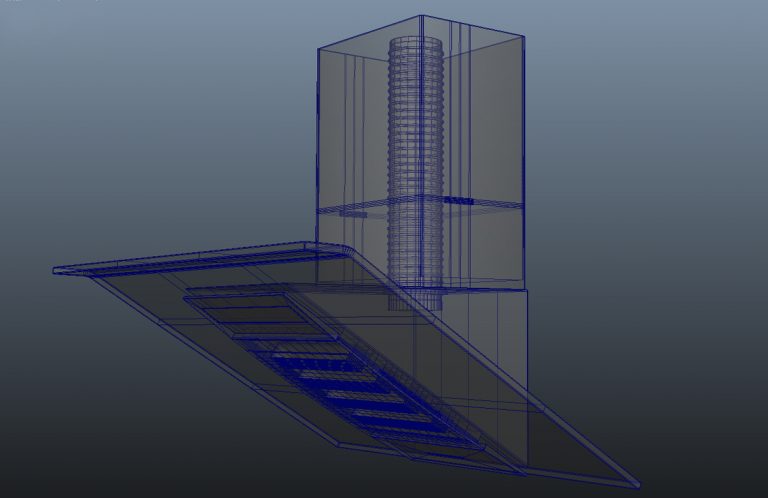 cooker hood 3D Model - FlatPyramid