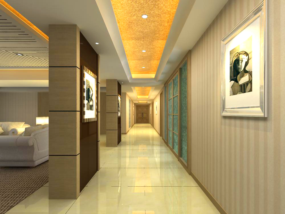 Corridor 038 Two 3D Model - FlatPyramid