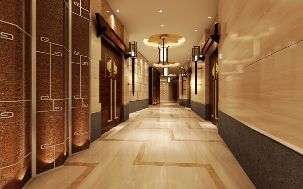 Corridor Space 066 3D Model - FlatPyramid