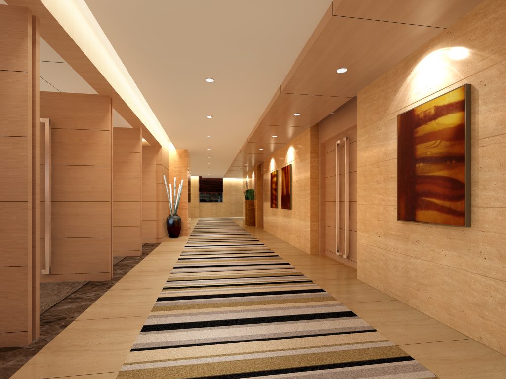 Corridor Space 080 3D Model - FlatPyramid