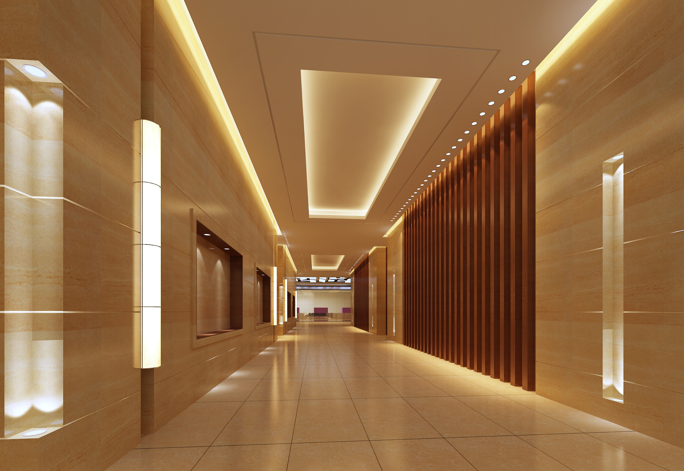 Corridor Space 082 3D Model – Buy Corridor Space 082 3D Model | FlatPyramid