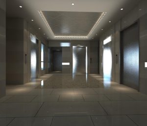 Elevator Space 007 3D Model - FlatPyramid