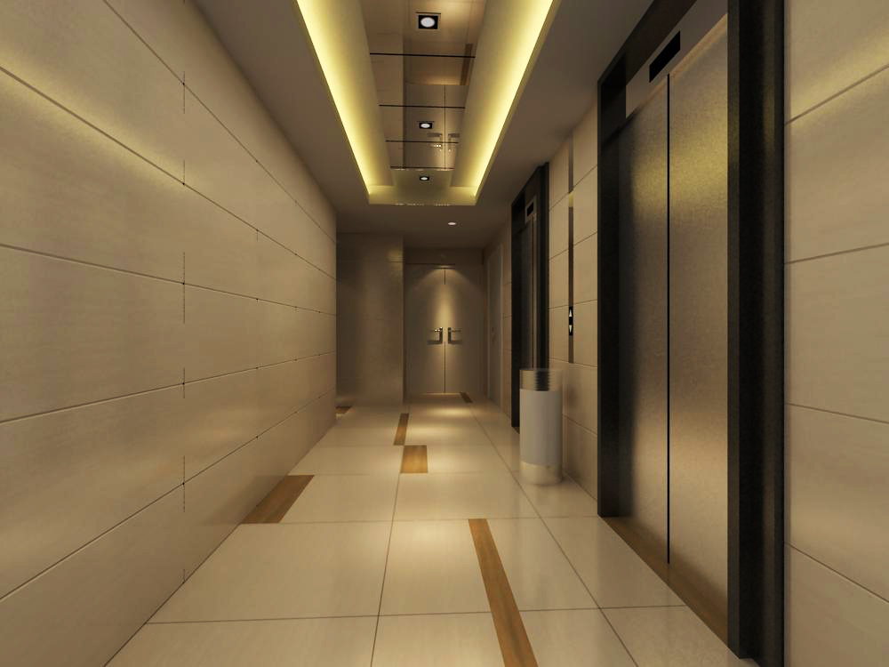 Elevator Space 009 3D Model - FlatPyramid