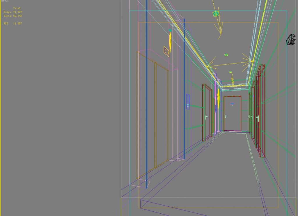 Elevator Space 018 3D Model - FlatPyramid