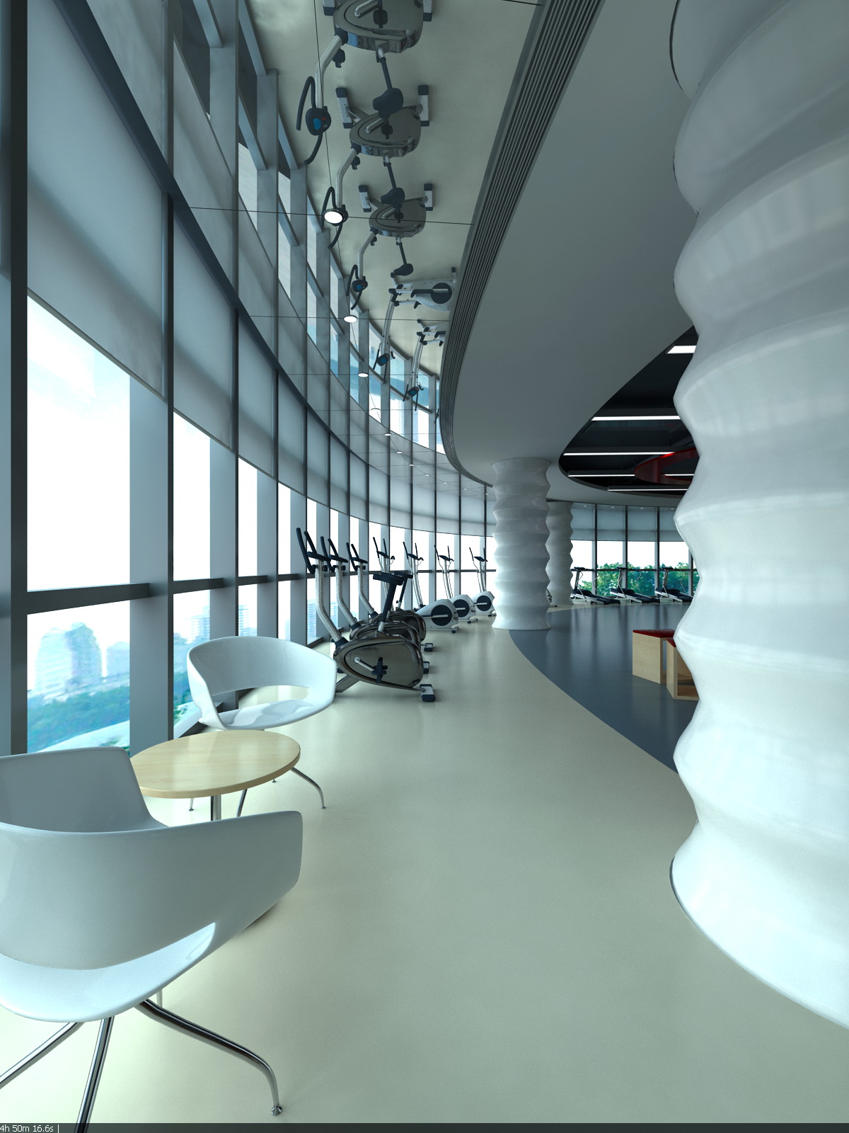 Gym 002 3D Model - FlatPyramid