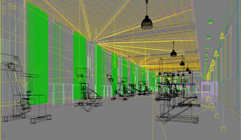 Gymnasium 025 3D Model - FlatPyramid