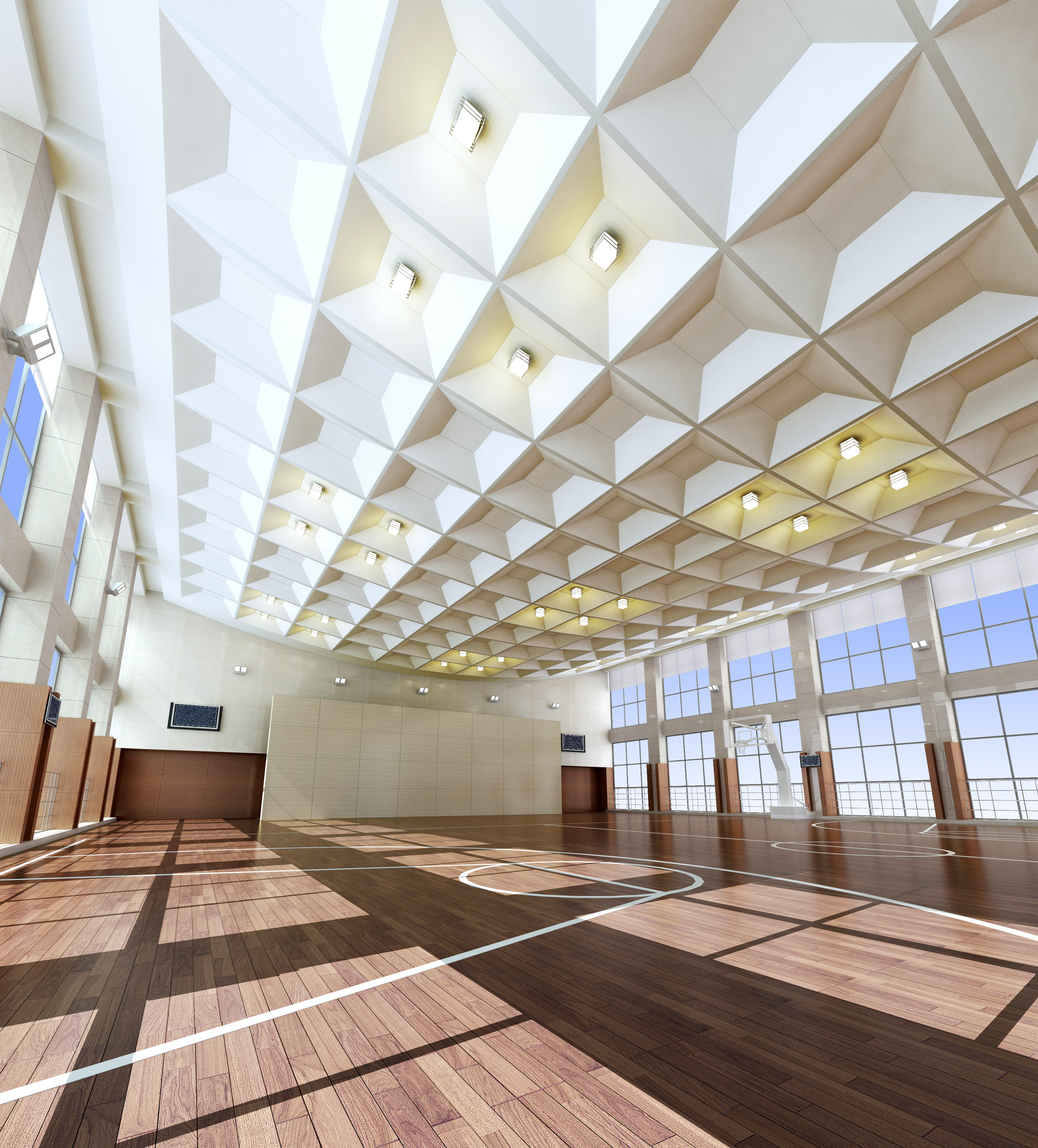 Gymnasium 026 3D Model - FlatPyramid