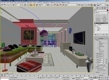 Living room128 3D Model - FlatPyramid
