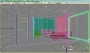 Living room522 3D Model - FlatPyramid