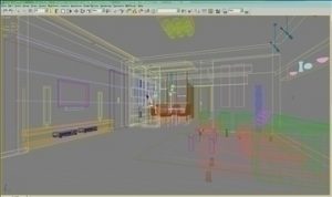 Living room779 3D Model - FlatPyramid