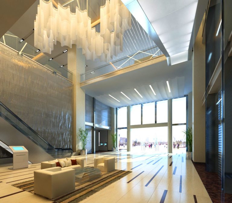 Lobby 008 Two 3D Model - FlatPyramid