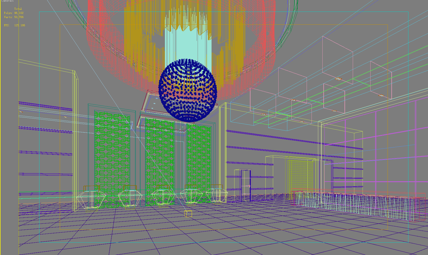 Lobby 050 Two 3D Model - FlatPyramid