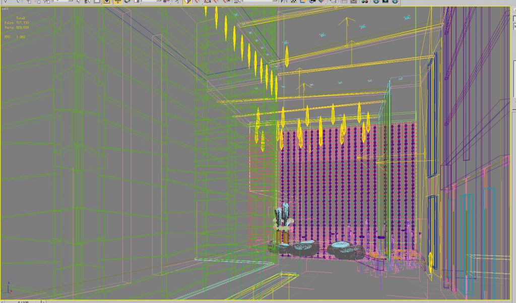 Lobby area 055 3D Model - FlatPyramid
