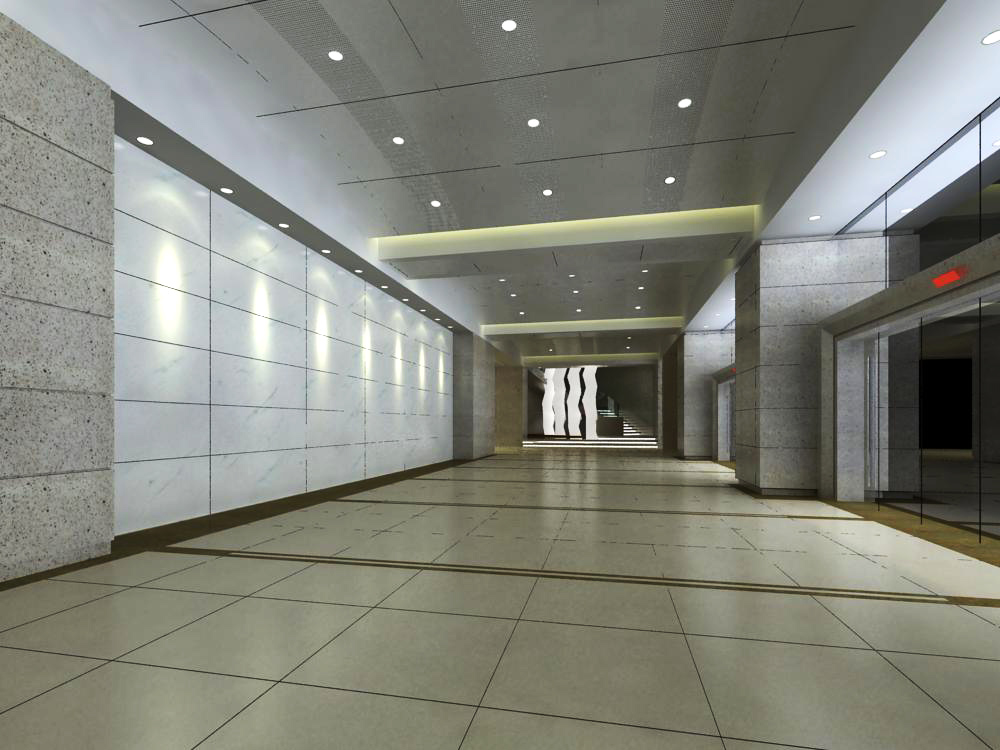 Lobby 067 two 3D Model - FlatPyramid