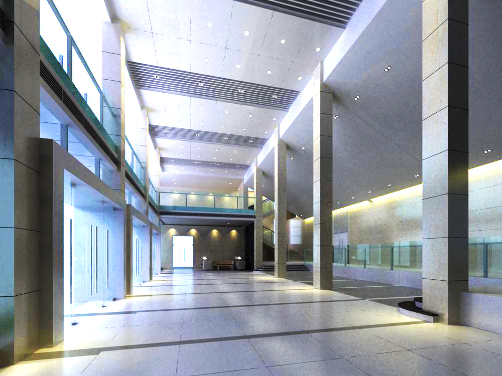 Lobby 082 3D Model - FlatPyramid