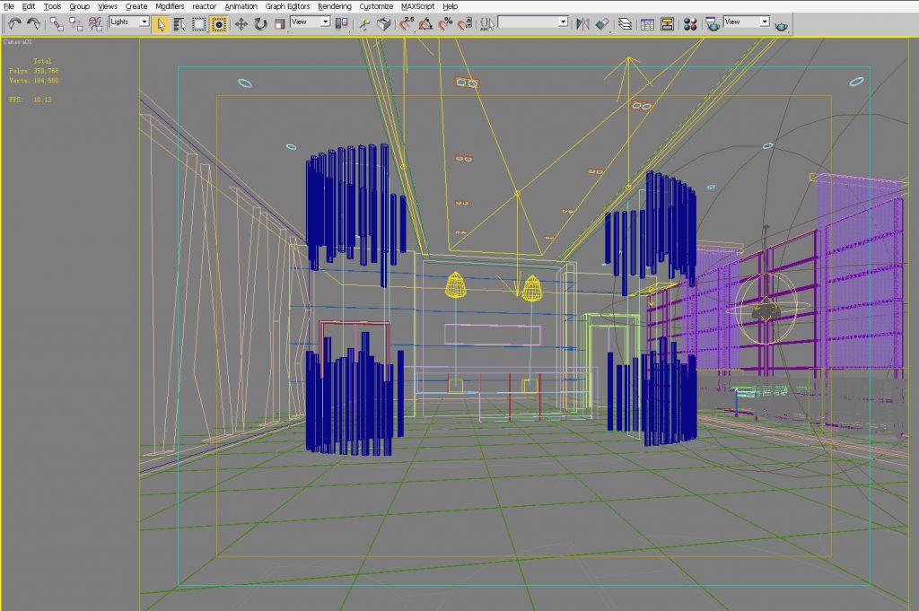 Lobby 085 3D Model - FlatPyramid