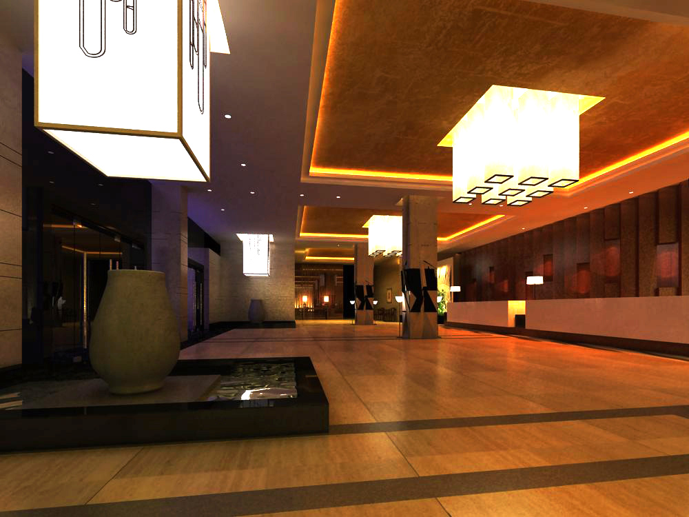 Lobby 101 two 3D Model - FlatPyramid
