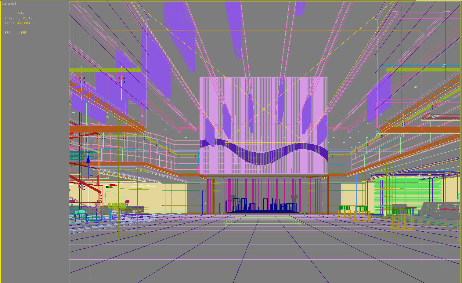 Lobby 2082 two 3D Model - FlatPyramid