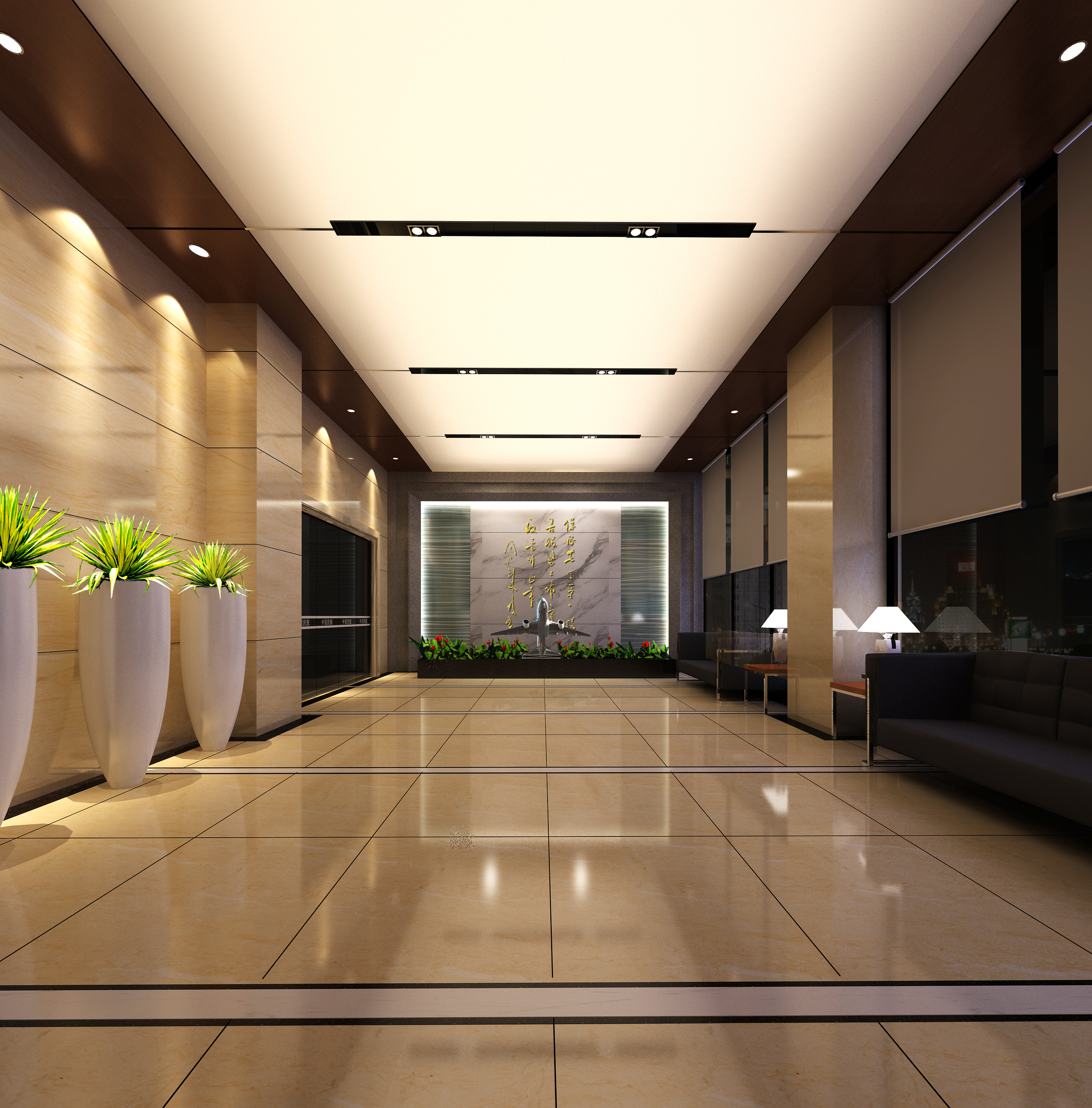 Lobby 204 3D Model – Buy Lobby 204 3D Model | FlatPyramid