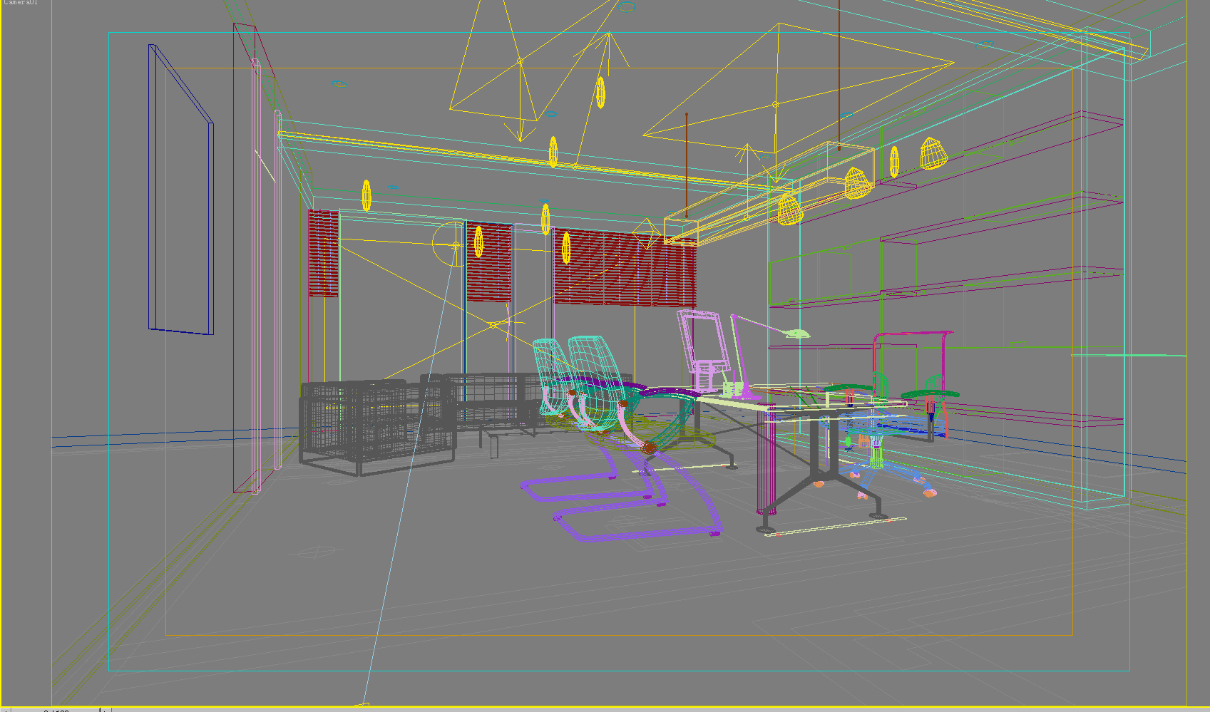 Office 044 Two 3D Model - FlatPyramid
