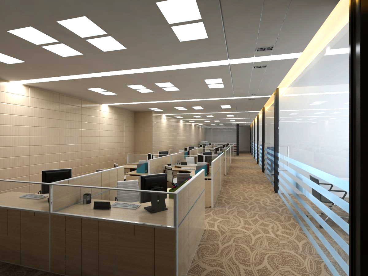 Office 135 3D Model - FlatPyramid