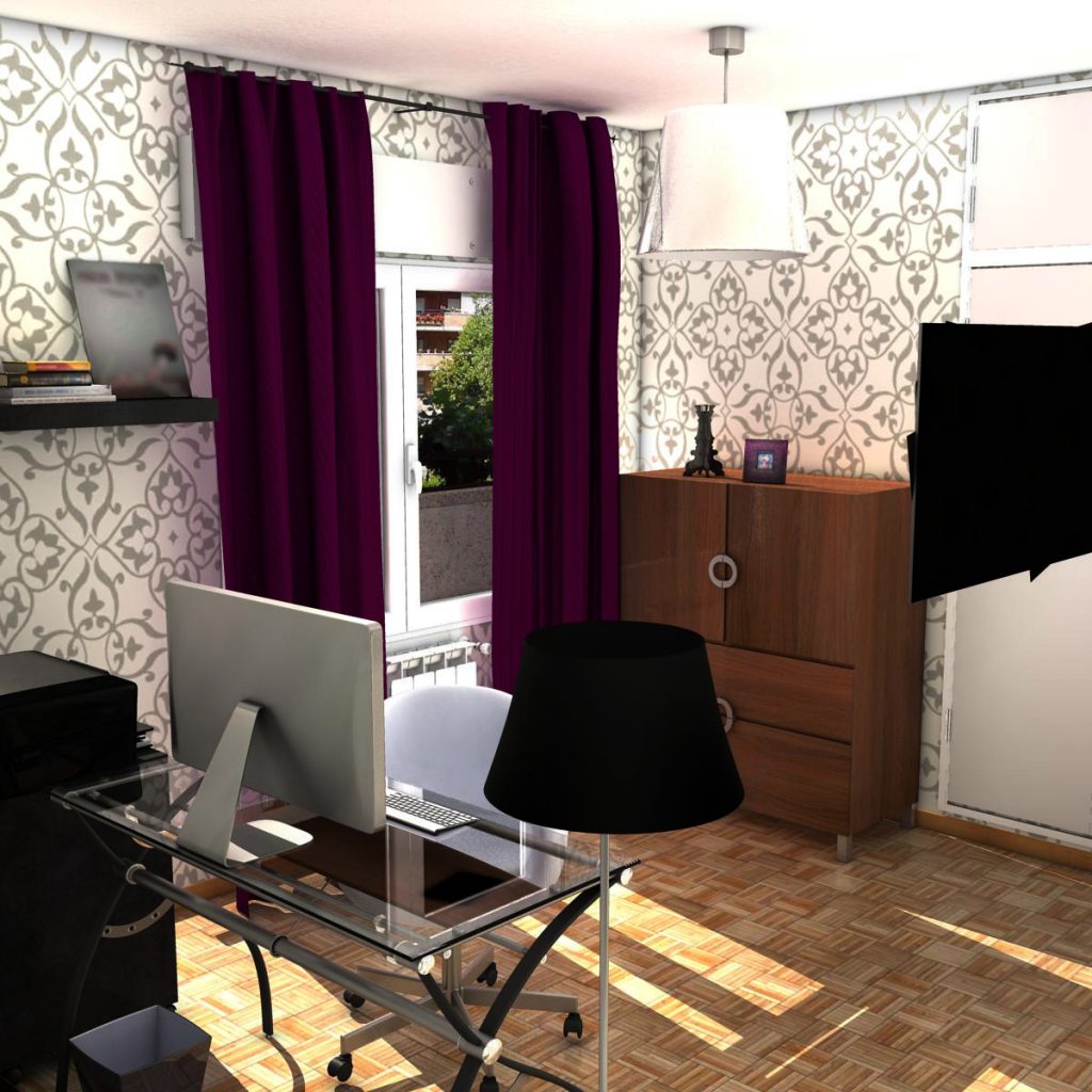 Office Room 3D Model - FlatPyramid
