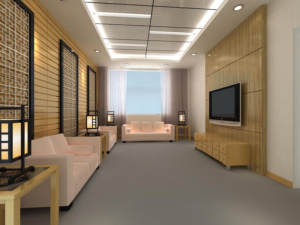 Reception Space 019 3D Model - FlatPyramid