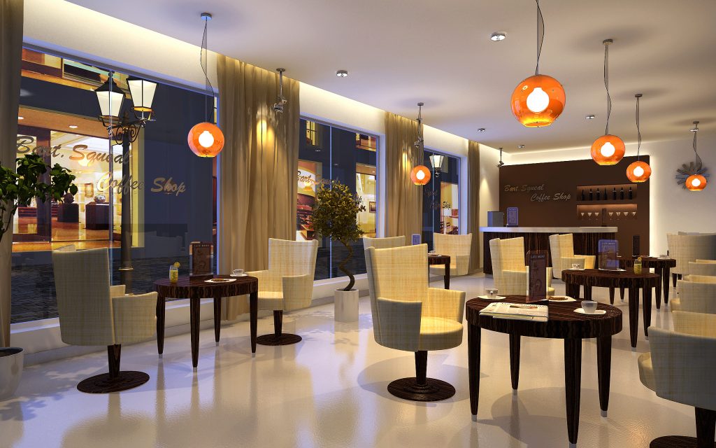 Restaurant 026-3 three 3D Model - FlatPyramid