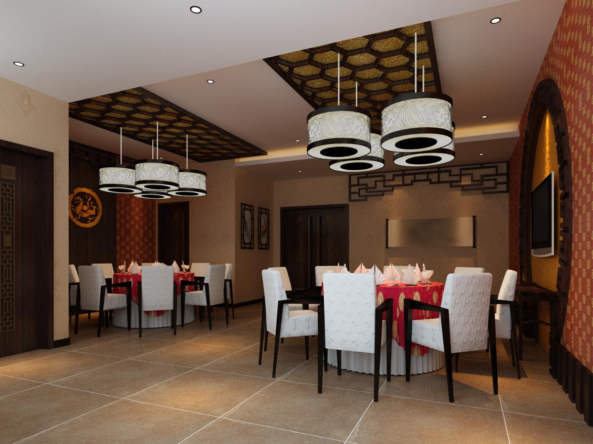 Restaurant 076 3D Model - FlatPyramid