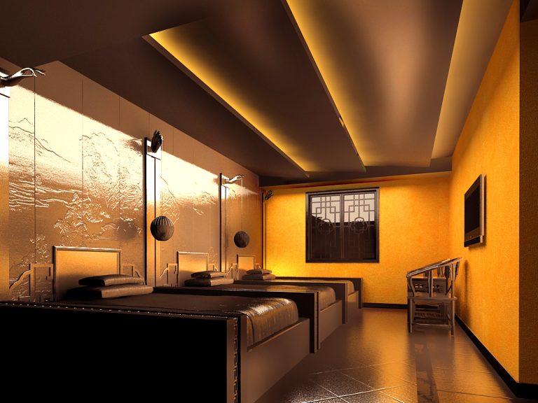 Spa Room 006 3D Model - FlatPyramid