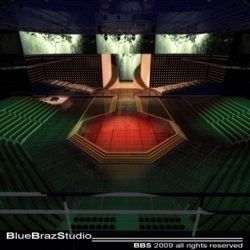 tv set show 3D Model - FlatPyramid