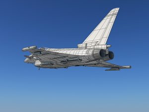 Eurofighter Typhoon 3D Model - FlatPyramid