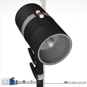 Strobe light 3D Model - FlatPyramid