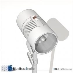 Strobe light 3D Model - FlatPyramid