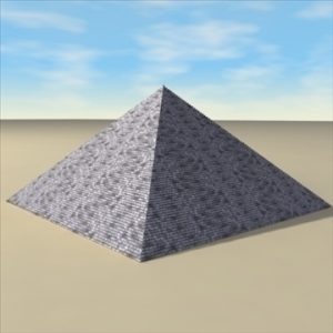 Pyramid. 3D Model - FlatPyramid
