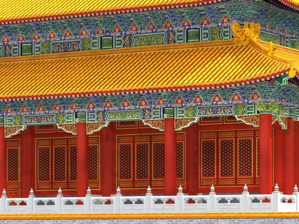 The Tiananmen Gate 3D Model - FlatPyramid