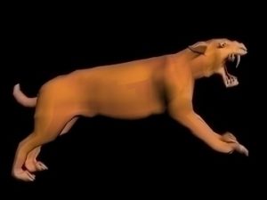 sabercat 3D Model - FlatPyramid