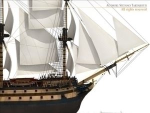 HMS Leopard Sailing Vessel 3D Model - FlatPyramid